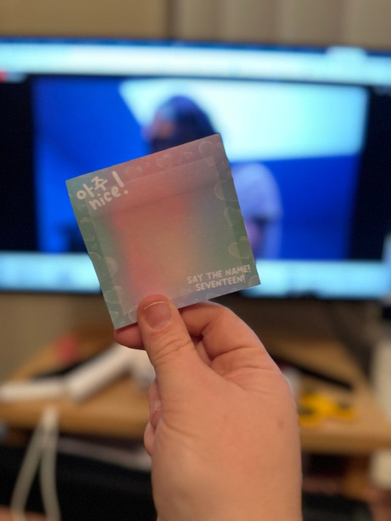 SEVENTEEN | "Aju Nice" sticky note pads | weldherwings