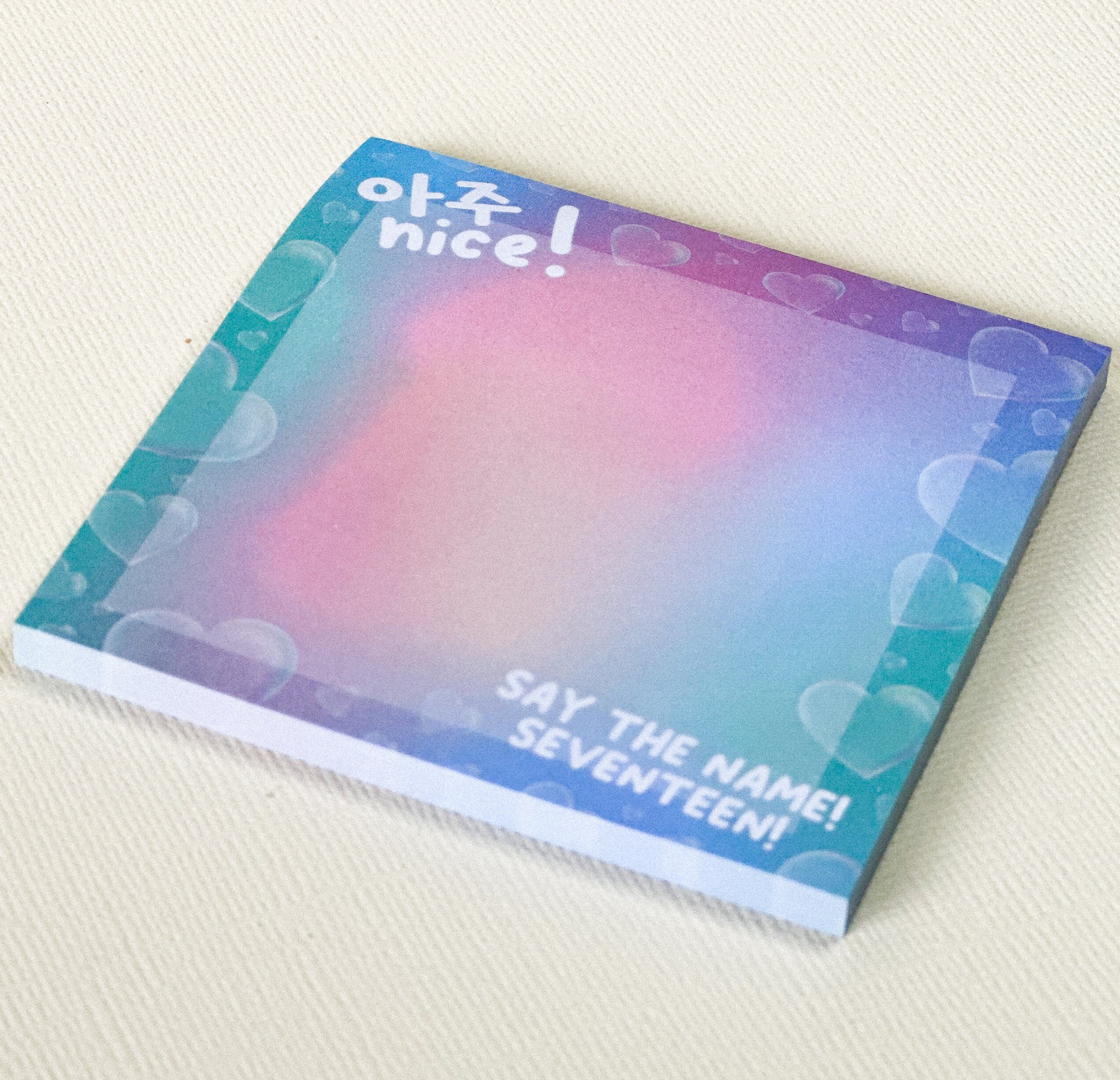 SEVENTEEN | "Aju Nice" sticky note pads | weldherwings
