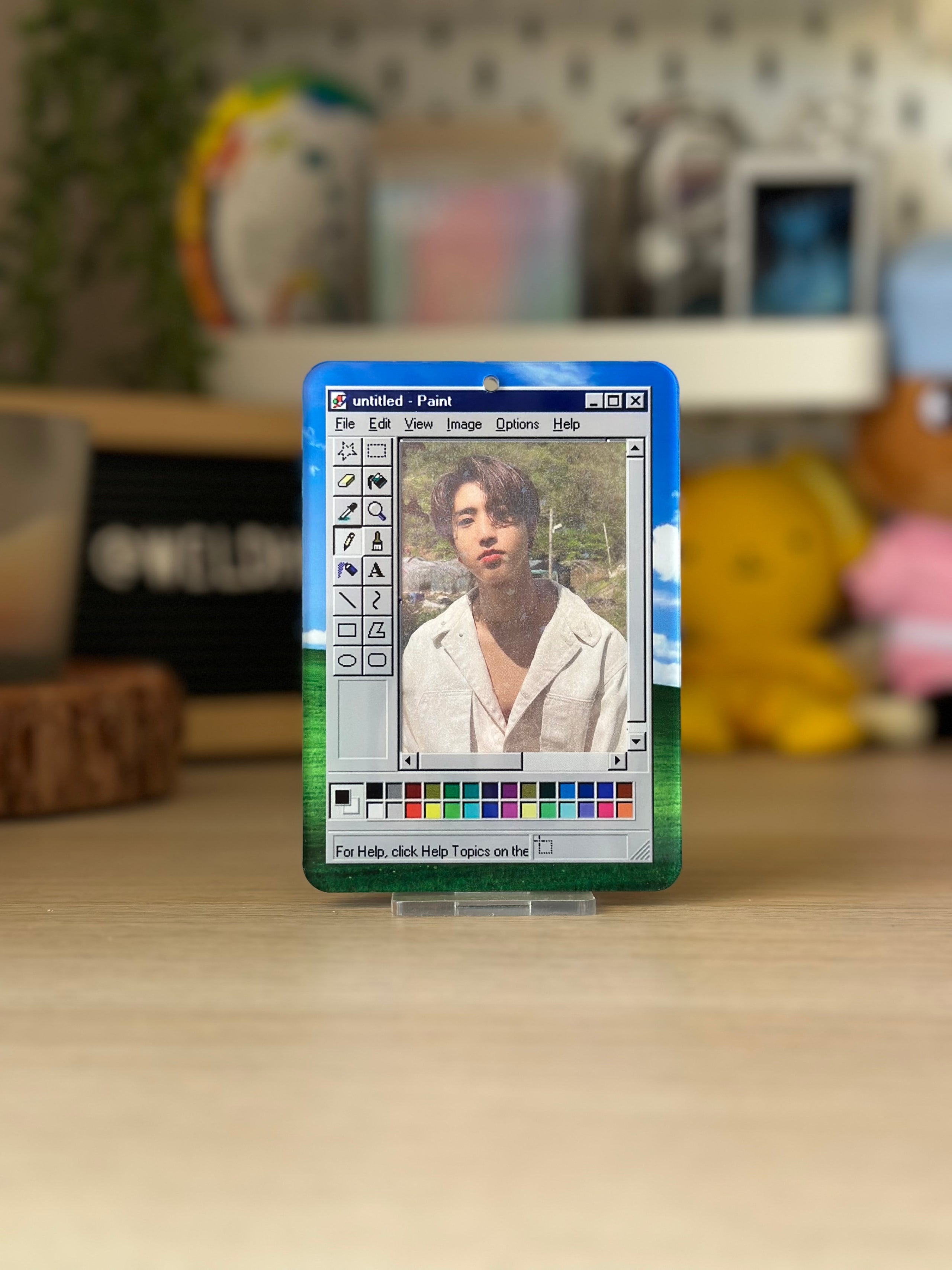 Microsoft Paint Acrylic PC Holder | weldherwings